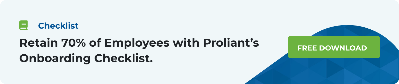 Proliant’s Guide to Employee Onboarding